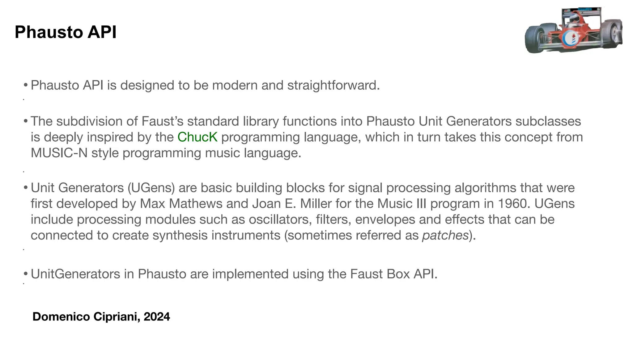 Phausto: fast and accessible DSP programming for sound and music creation in Pharo | PDF