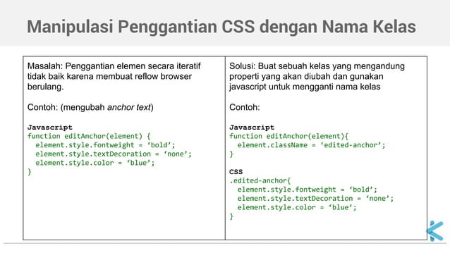 Pemrograman Web - Manipulasi DOM dengna Javascript | PPT