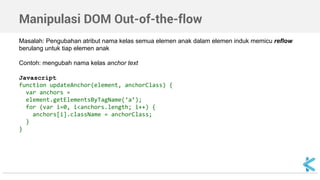 Pemrograman Web - Manipulasi DOM dengna Javascript | PPT