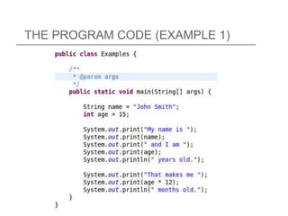07 java variables | PPTX