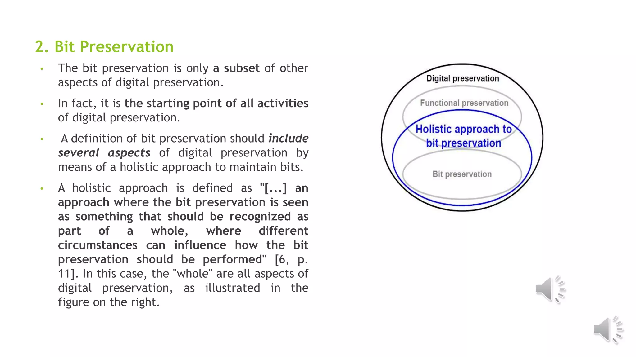 Fundamental concepts in digital preservation | PPTX