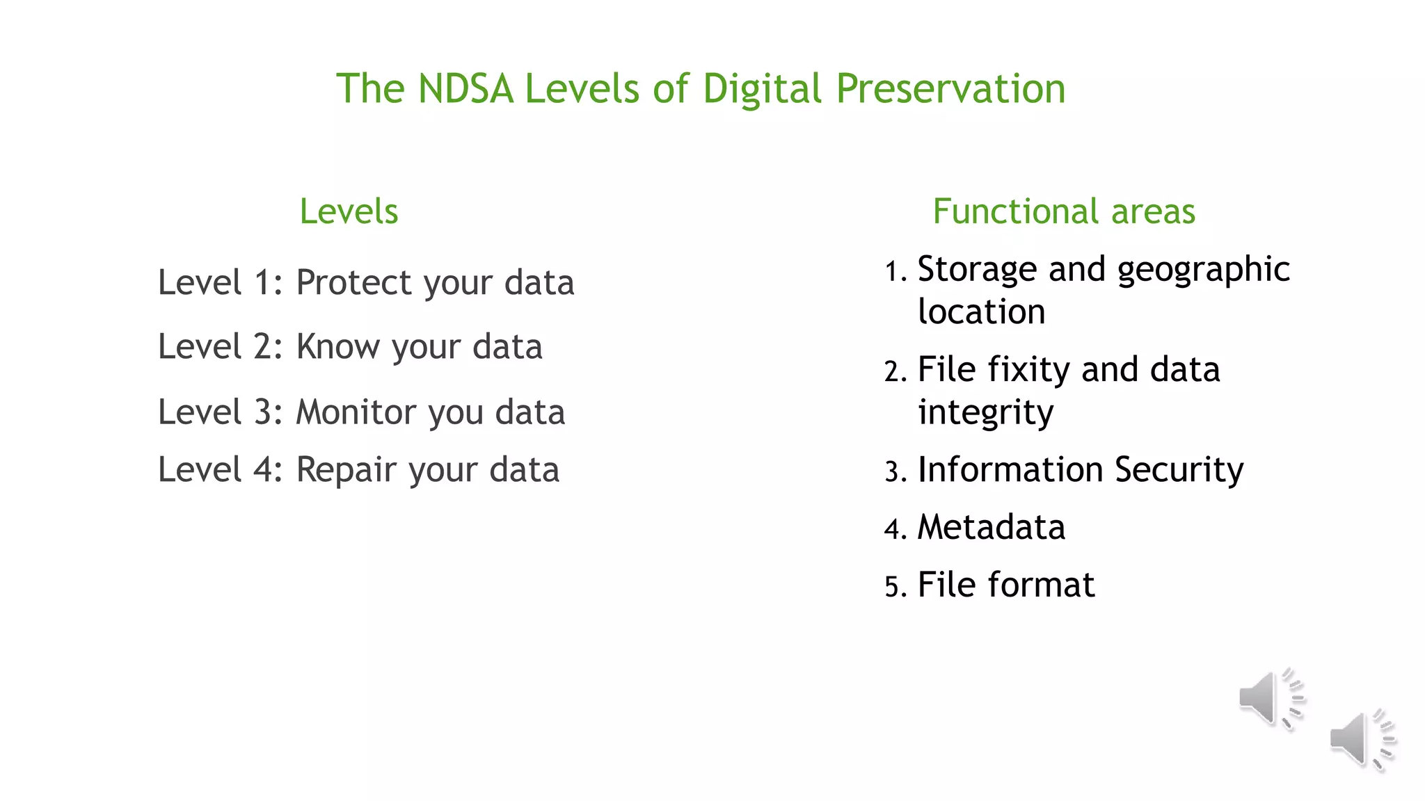 Fundamental concepts in digital preservation | PPTX