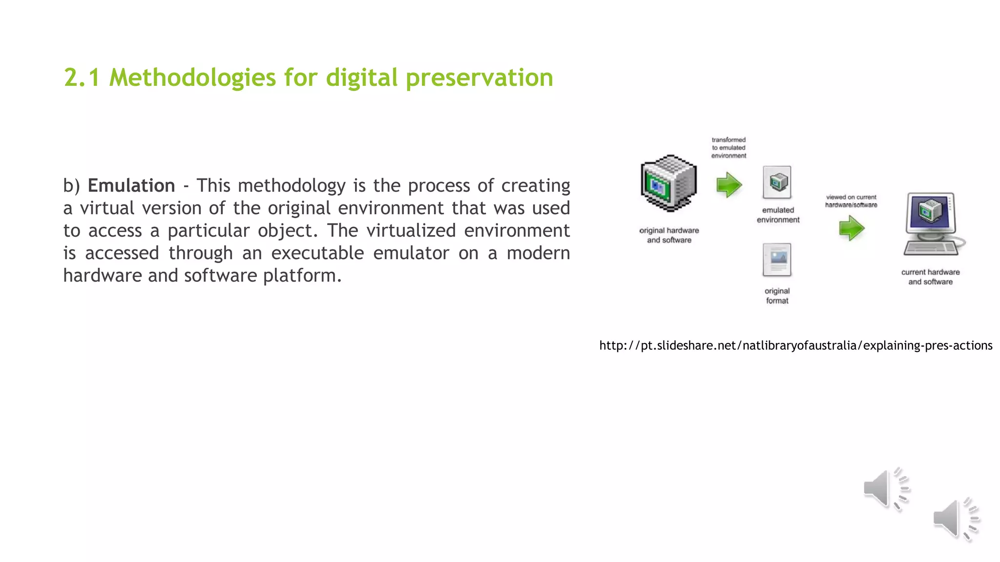 Fundamental concepts in digital preservation | PPTX