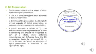 Fundamental concepts in digital preservation | PPTX