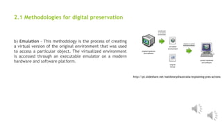 Fundamental concepts in digital preservation | PPTX