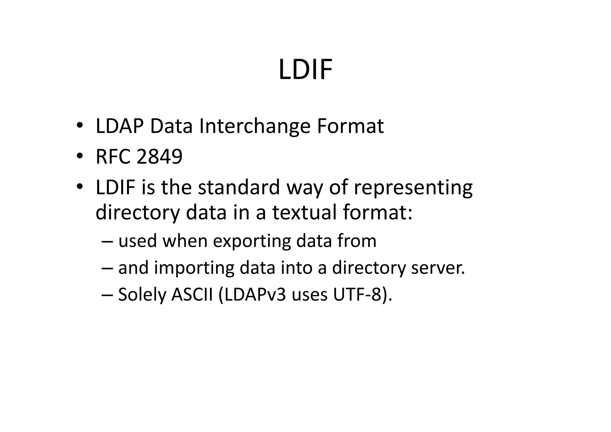introduction to ldap | PDF | Databases | Computer Software and Applications