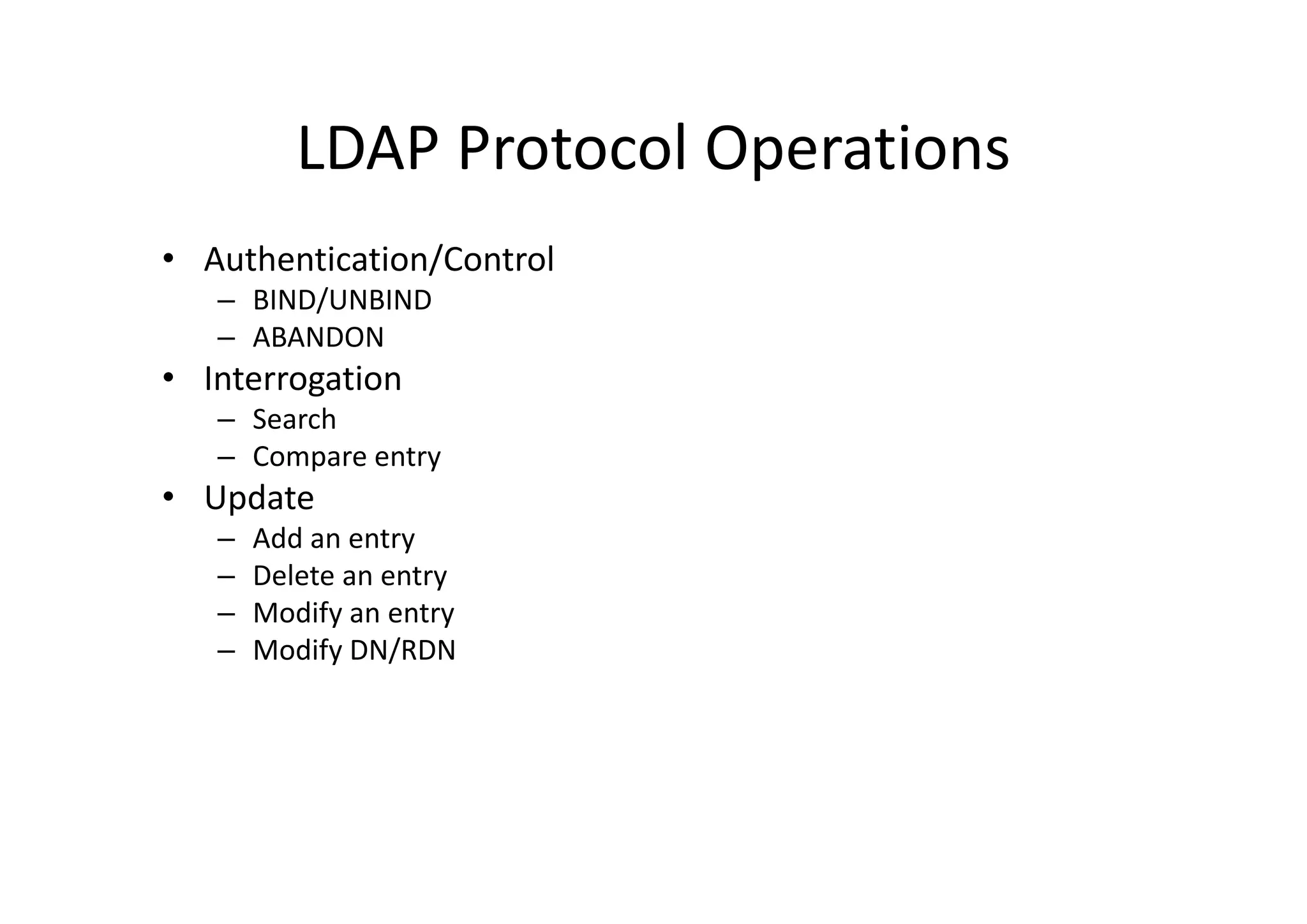introduction to ldap | PDF