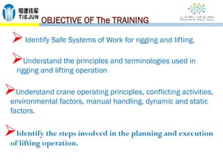 07- Lifting and Rigging Training it's contain More topics discussion..pptx