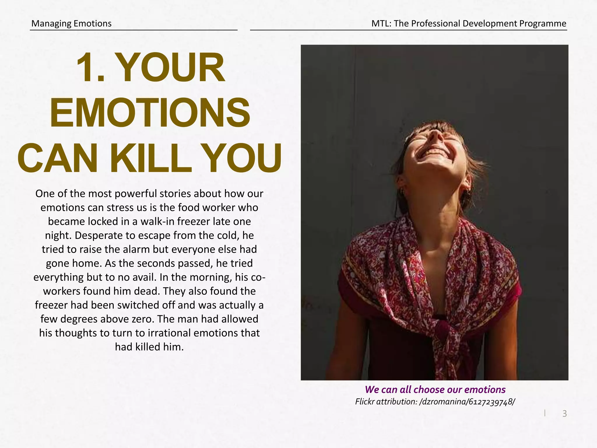 Managing Stressful Emotions | PPT