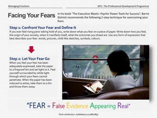 Managing Stressful Emotions | PPTX