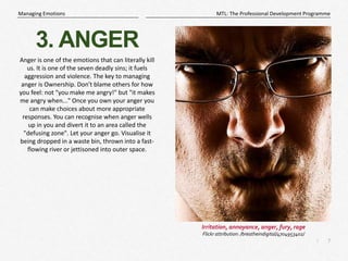 Managing Stressful Emotions | PPTX