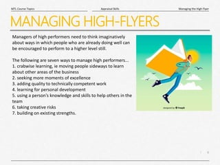 Managing the High Flyer | PPTX