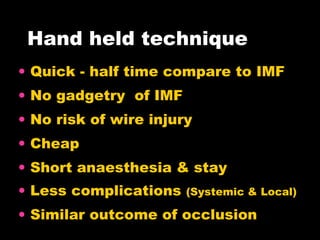 07 mandible, means of imf, imp vs hand holding | PPT