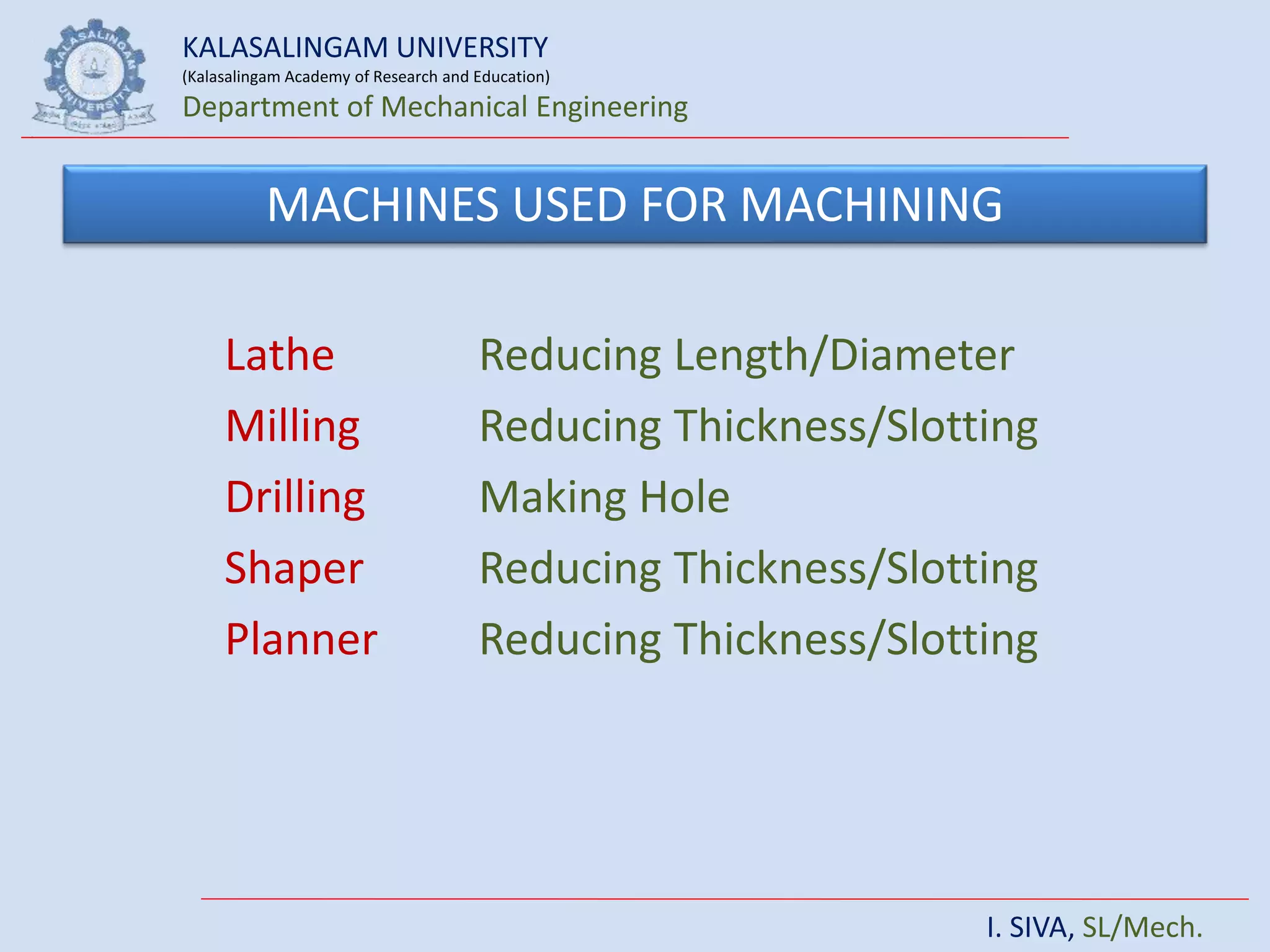 Material Removal Process | PPTX