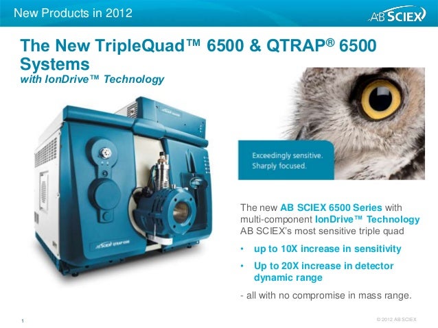 07 new ab sciex products - triple quad™ 6500 qtrap 6500 systems and e…