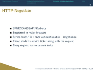 Kerberos : The network authentification protocol | PPT
