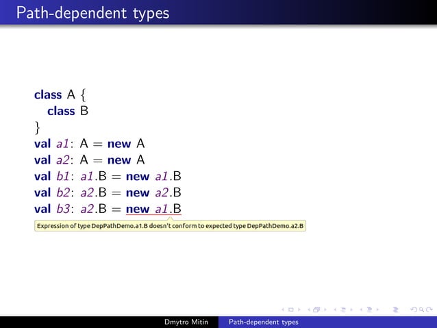 07 - Scala. Path-dependent types | PPT