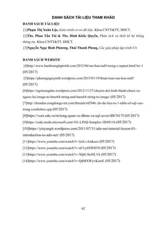 Đề tài: Xây dựng phần mềm quản lý quán cà phê, HOT, 9đ | PDF