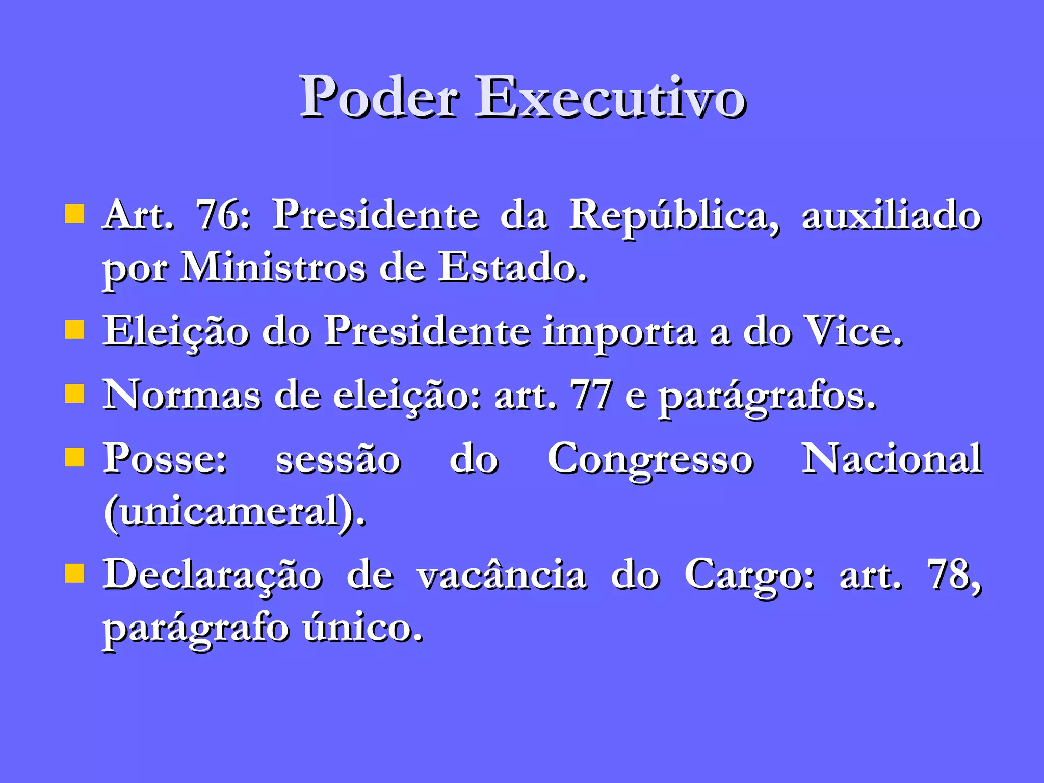 Poder Executivo | PPT
