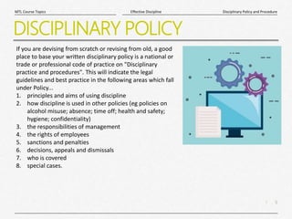 Disciplinary Policy and Procedure | PPTX