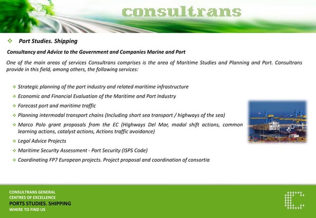 07 ports-shipping consultrans-2014 | PPT | Free Download