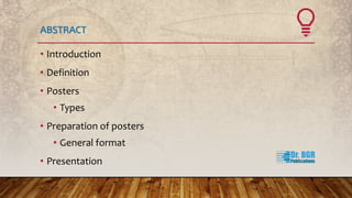 Poster Presentation | Dr.BGR Publications | PPT