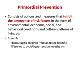 Prevention Levels to Control Disease | PPTX