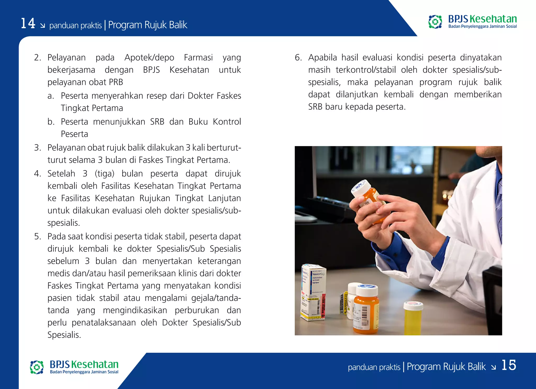 Buku Panduan Praktis BPJS Kesehatan - Program Rujuk Balik (PRB) | PDF