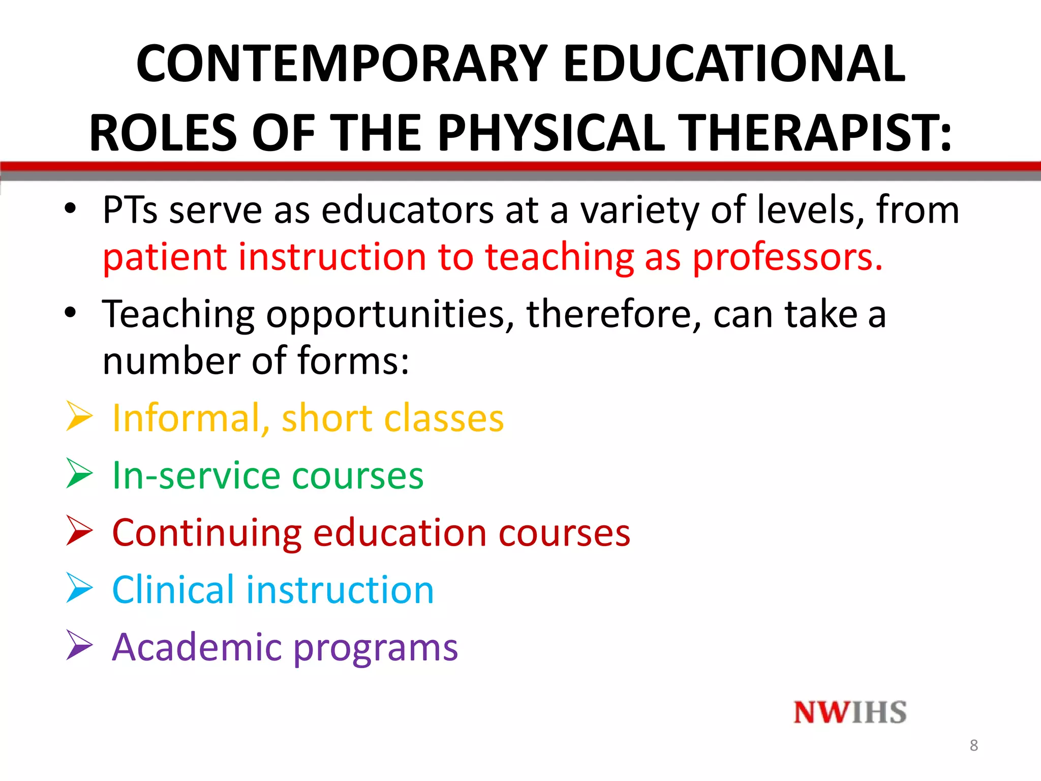 07- PT as an educator.pptx