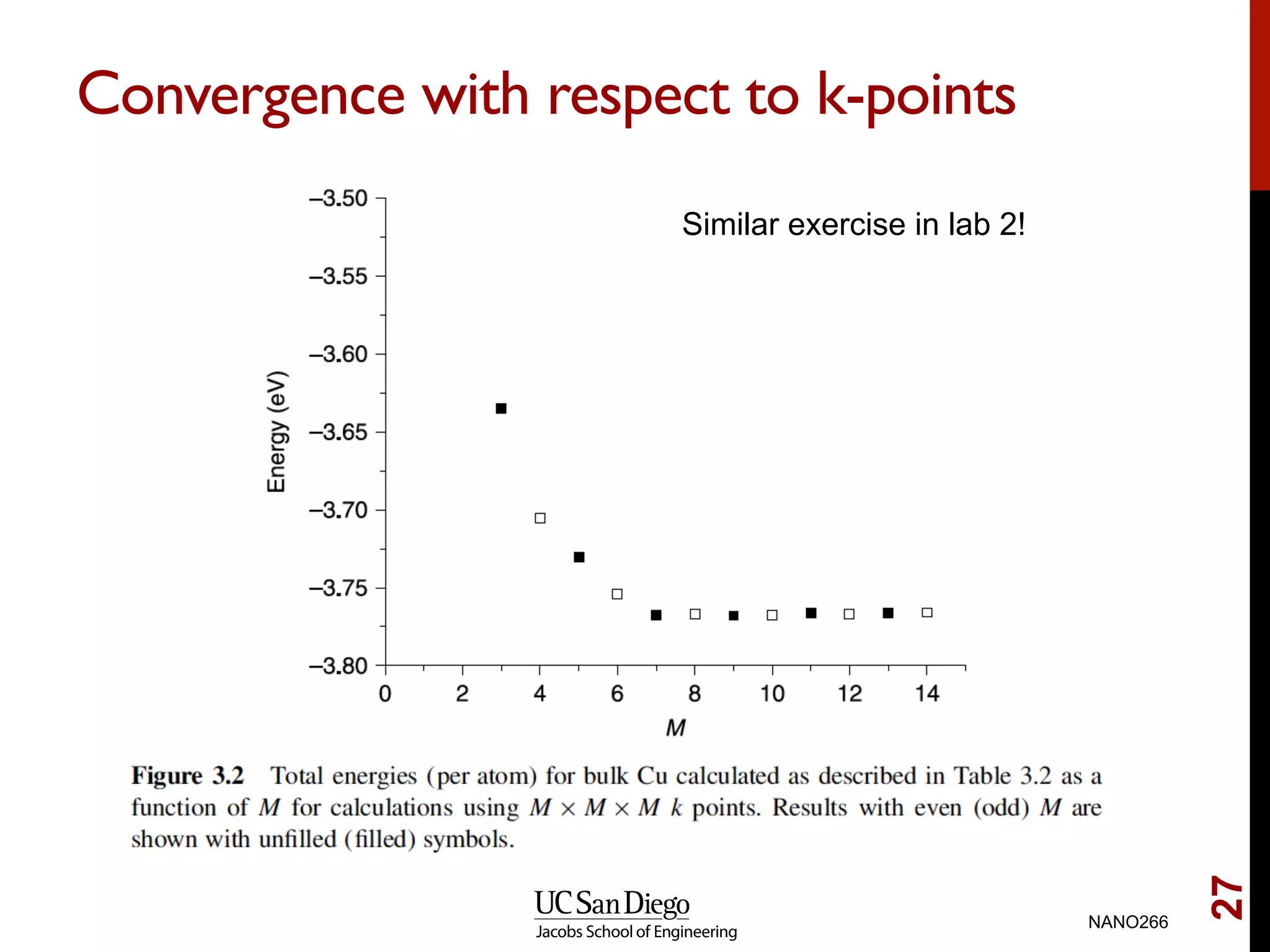 NANO266 - Lecture 7 - QM Modeling of Periodic Structures | PDF