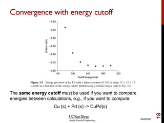 NANO266 - Lecture 7 - QM Modeling of Periodic Structures | PDF