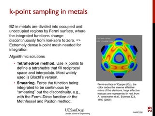 NANO266 - Lecture 7 - QM Modeling of Periodic Structures | PDF