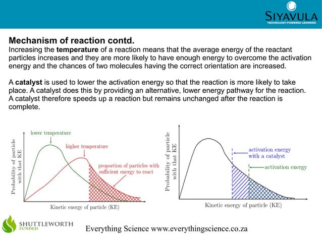 Rate and extent of reaction | ODP | Chemistry | Science