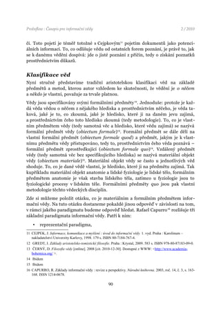 Předmět informační vědy a informační vzdělávání | PDF