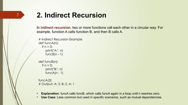 Recursive Algorithms with their types and implementation | PPT Recursive Algorithms with their types and implementation | PPT