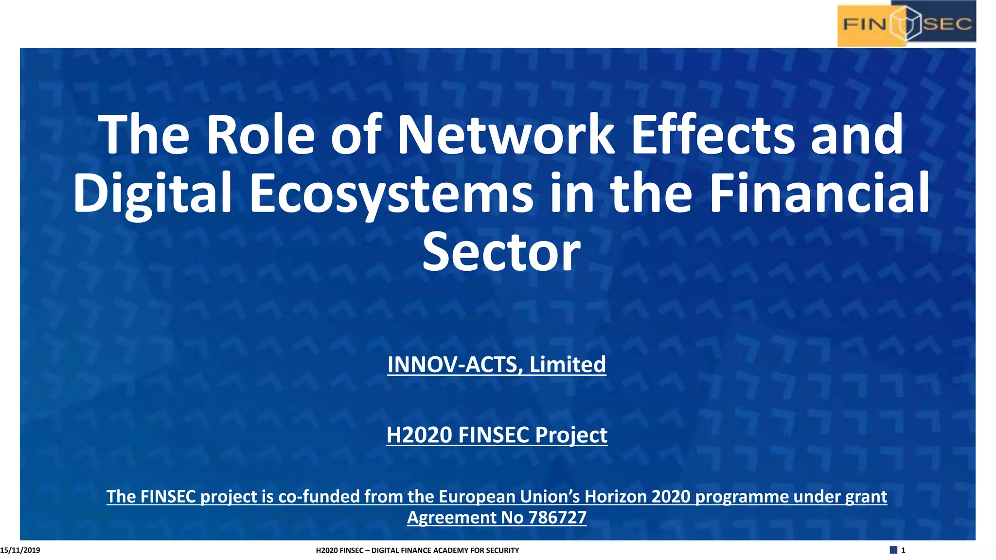 07 role of network effects and digital ecosystems | PPTX | Financial ...
