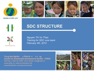 Sdc structure by Ms Thao | PPTX
