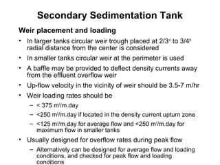 15 secondary sedimentation | PPT