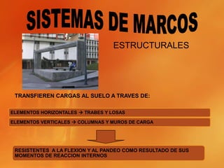 07 sistemas de marcos y columnas y muros | PPTX
