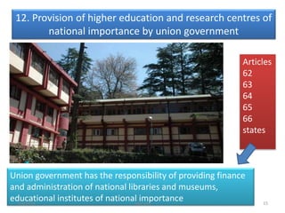 CONSTITUTIONAL PROVISONS FOR EDUCATION | PPTX