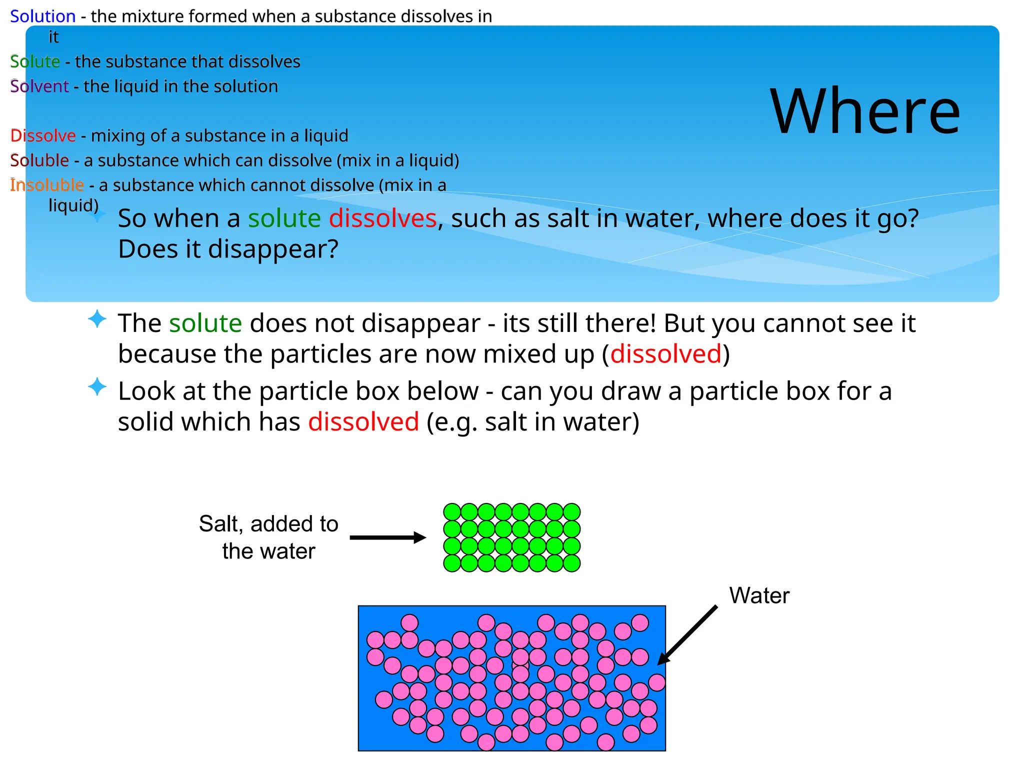 solution IGCSE chemistry- formation of solution | PPT