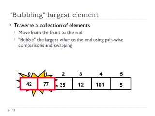 07-sorting.ppt for insertion sort and bubble sorting technquies | PPT