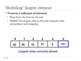 07-sorting.ppt for insertion sort and bubble sorting technquies | PPT