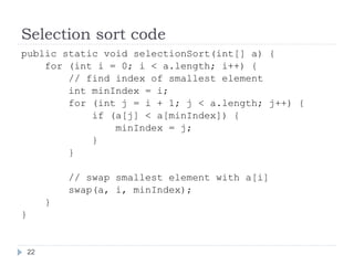 07-sorting.ppt for insertion sort and bubble sorting technquies | PPT