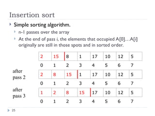 07-sorting.ppt for insertion sort and bubble sorting technquies | PPT