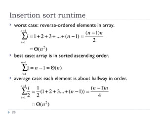 07-sorting.ppt for insertion sort and bubble sorting technquies | PPT