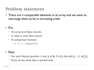 07-sorting.ppt for insertion sort and bubble sorting technquies | PPT
