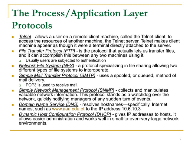 07 - TCP_IP and the DoD Model.ppt