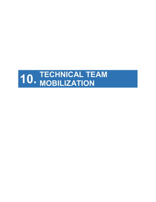 07 technical team mobilization | PDF