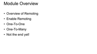 07 the power in the shell - remoting | PPTX